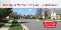 Taxi Service in Landsdowne, VA - Falcon.Cab - Call/Text (703) 445-4450