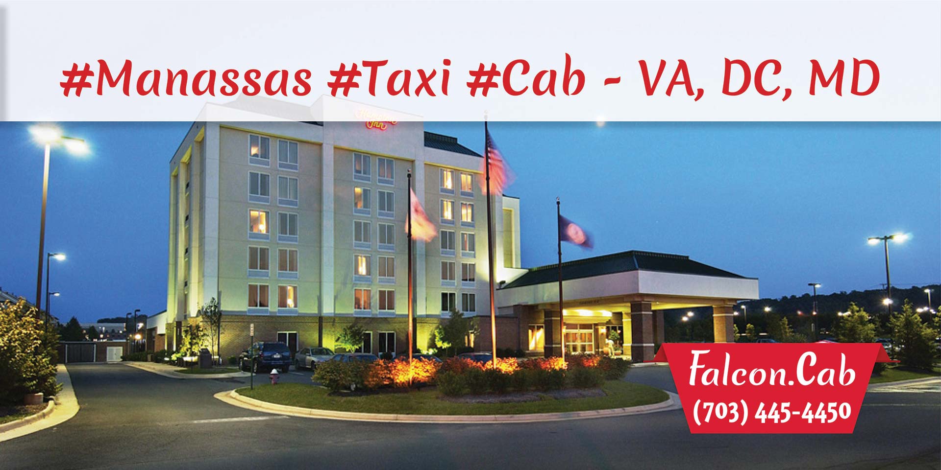 Manassas Taxi Cab Serving in Virginia, DC, MD | Call (703) 445-4450