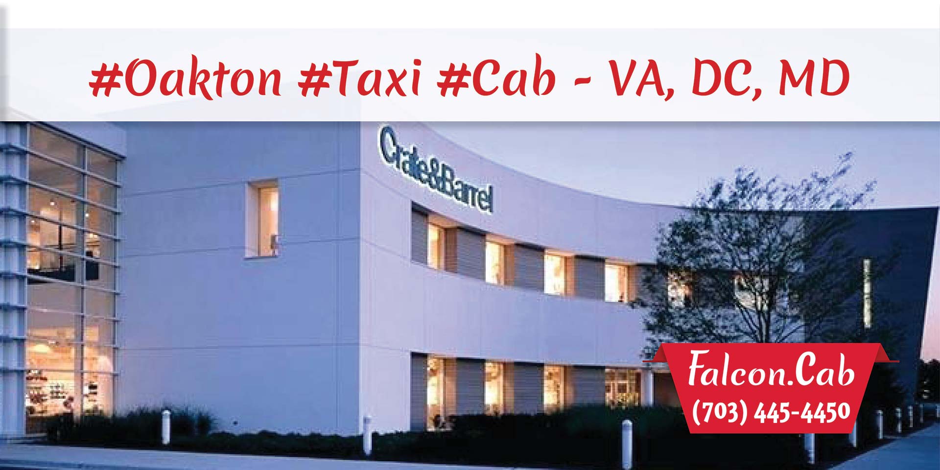 Oakton Taxi Cab Serving in Virginia, DC, MD | Call (703) 445-4450