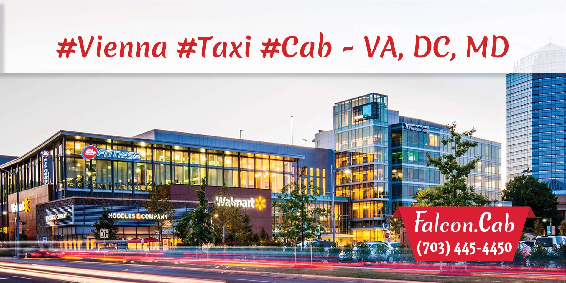 Vienna Taxi Cab Serving in Virginia, DC, MD | Call (703) 445-4450